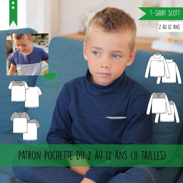 Patrons Super Bison - patrons de couture enfants - Atelier de la création