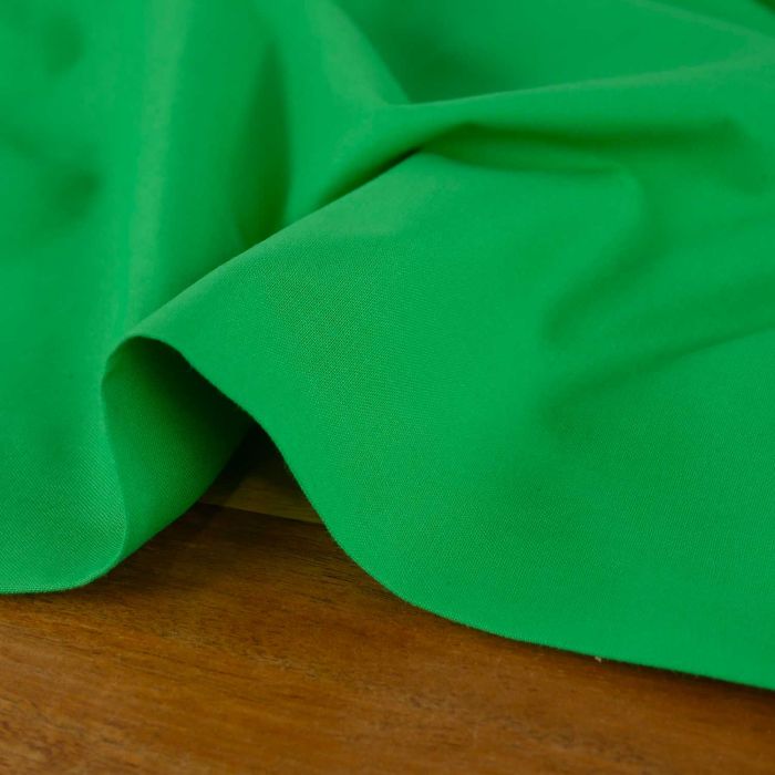 Tissu coton uni - vert vif