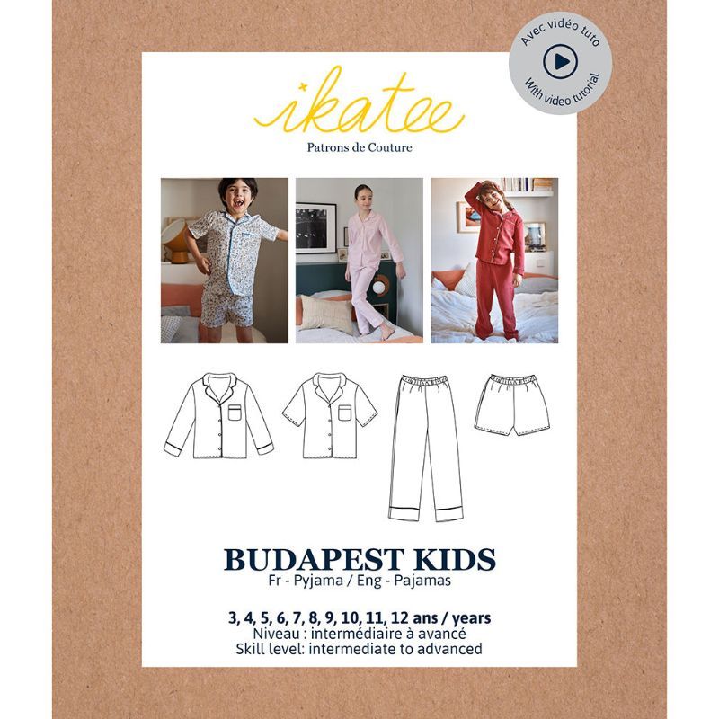 Patron Pyjama Enfant Budapest pour nuits paisibles