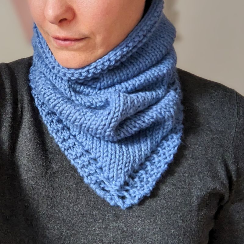 Atelier de la création - Tuto tricot : le col d'hiver